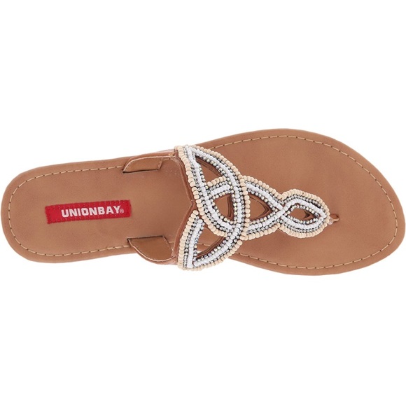 UNIONBAY | Shoes | Cuteunion Bay Merlin Embellished Dress Thong Slide ...